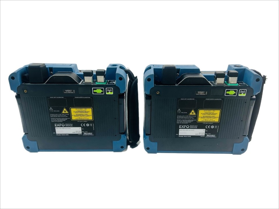 Exfo MaxTester MAX-945-ICERT-Q1-EA-EI QUAD Fiber Loss Test Set (OLTS ...
