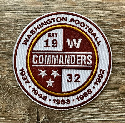 NFL Washington Football Team PATCH Aufnäher Bügelbild American Football ...