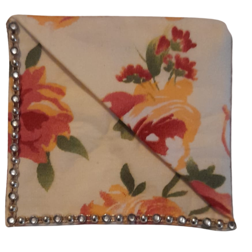 Cloth Corner Bookmark Flower Design 01 | eBay