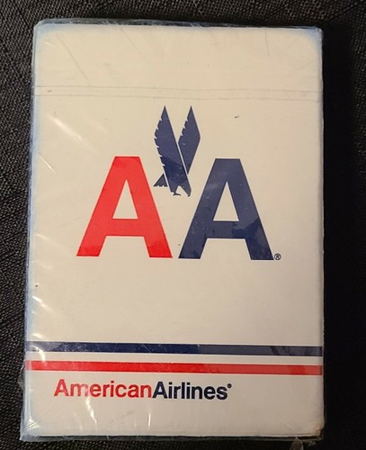 VINTAGE AMERICAN AIRLINES AA EAGLE LOGO NEW SEALED USA PLAYING CARDS | eBay