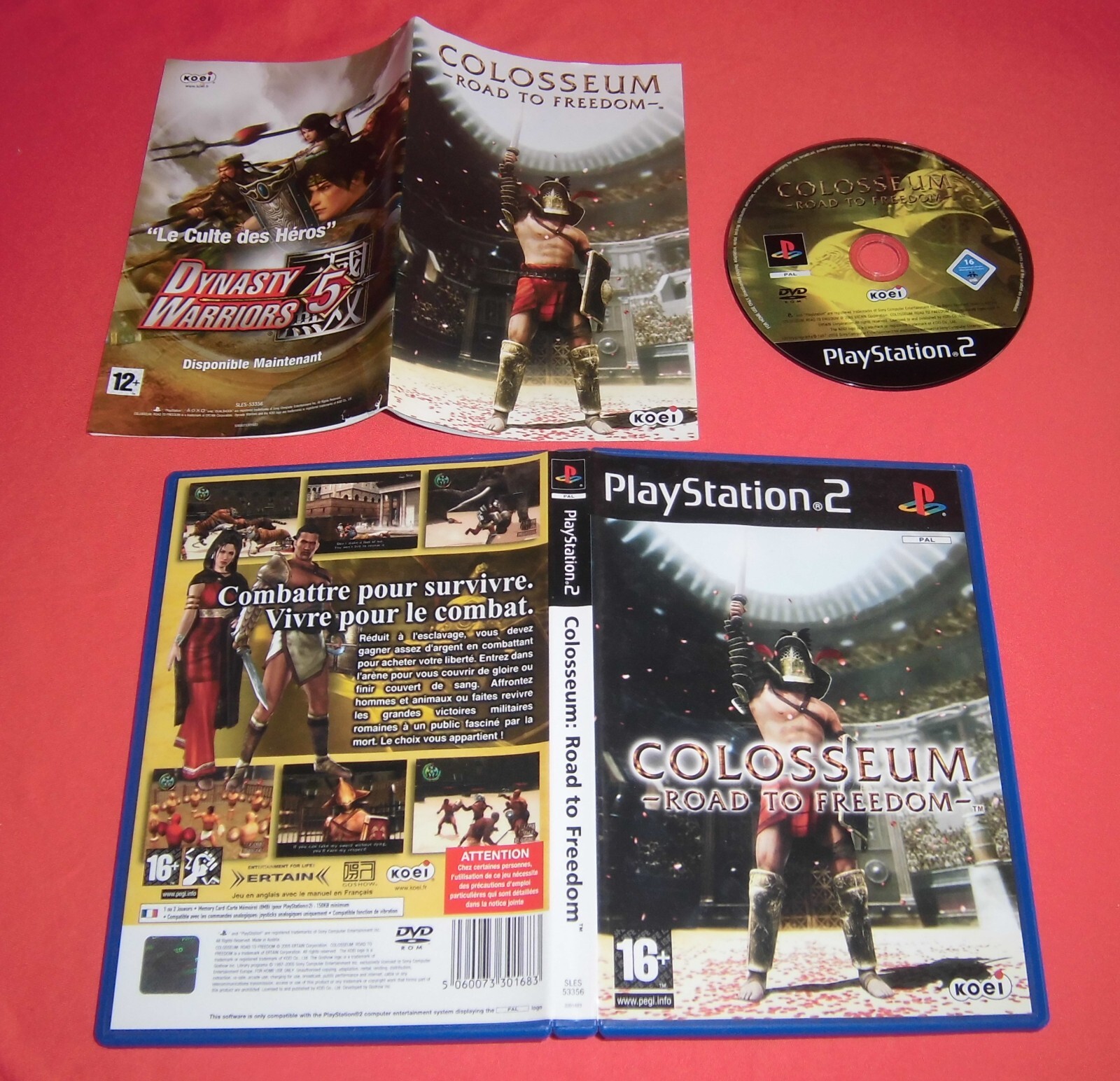 Colosseum : Road to Freedom PlayStation 2 PAL - Prix - Photo - Présentation