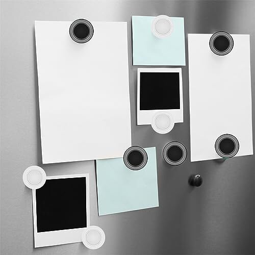 Magnet Bulletin Board 6 Pcs Metal Magnet Boards Frameless Magnetic ...