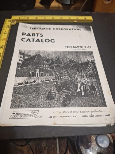 TERRAMITE COMPACT TRACTOR LOADER BACKHOE 3-15 PARTS MANUAL BOOK CATALOG | eBay