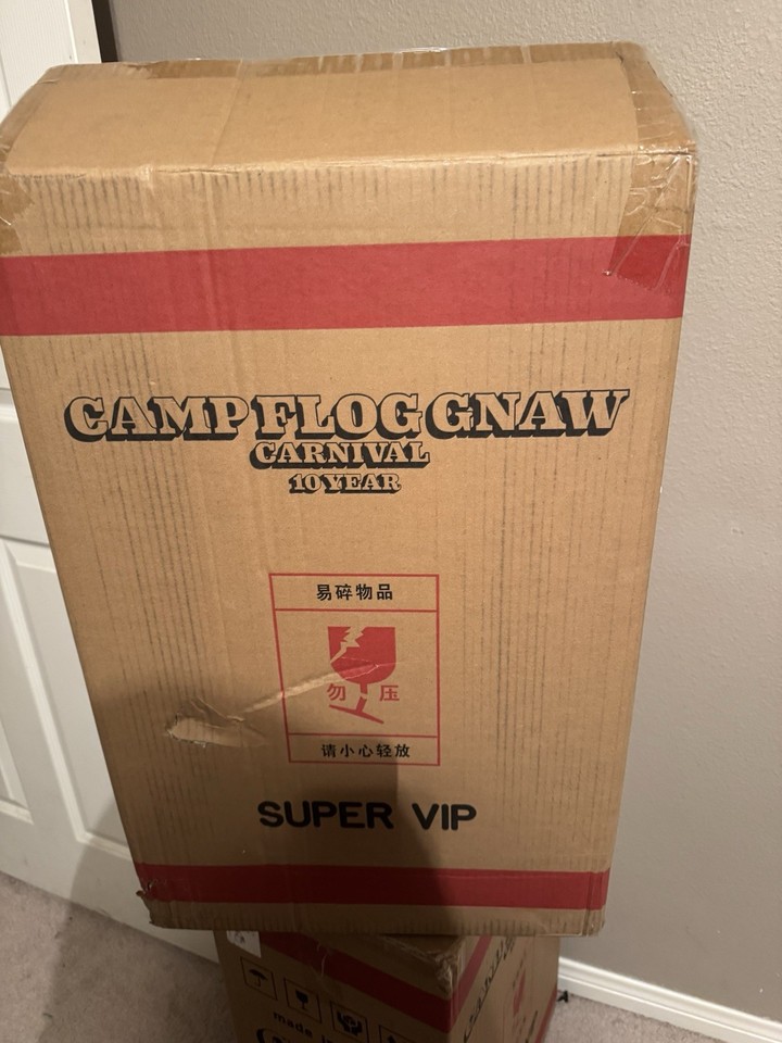 Camp Flog Gnaw 2024 Merch Suitecase Luggage Carry on Super VIP Tyler ...