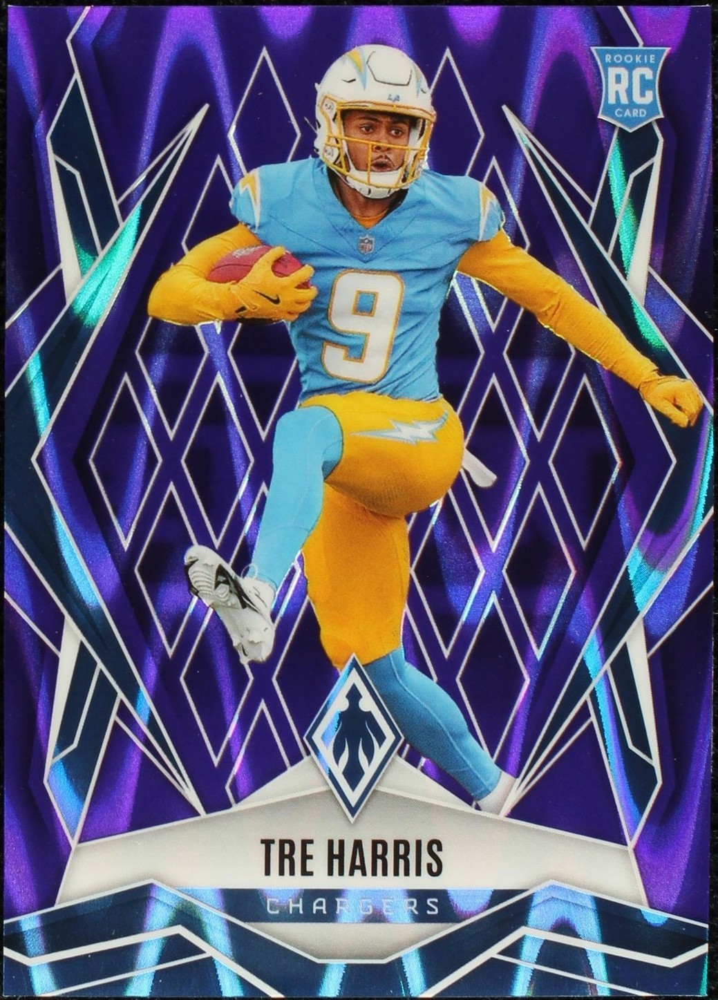 2025 Panini Phoenix - Rookies Tre Harris #160 Purple Seismic /49 (RC ...