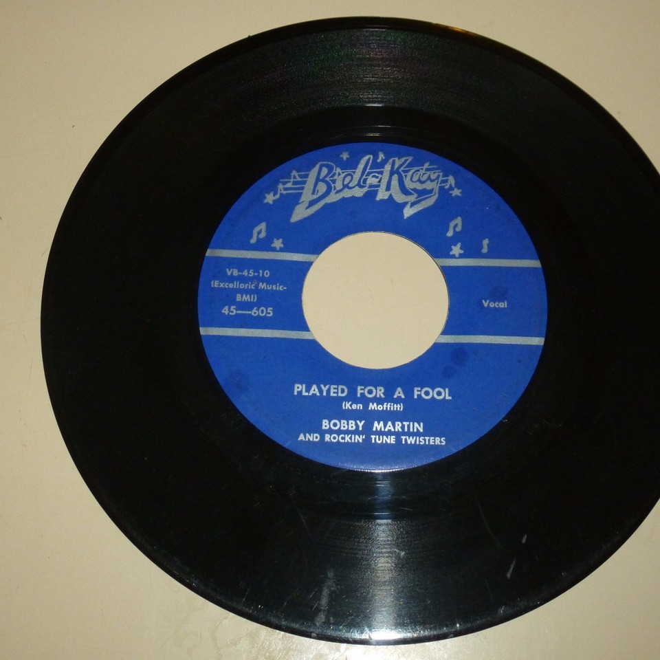 ROCKABILLY 45 RPM RECORD - BOBBY MARTIN & ROCKIN' TUNE TWISTERS ...