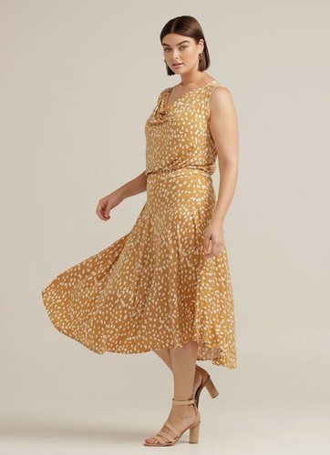 Leina & Fleur (Leina Broughton) Hope Midi Dress In Naples Polka Dot ...