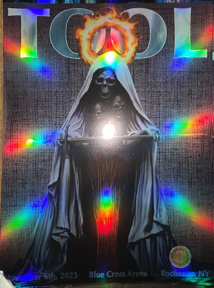 2023 TOOL ROCHESTER POSTER CONCERT TOUR 11/6/23 ADI GRANOV BLUE CROSS ...