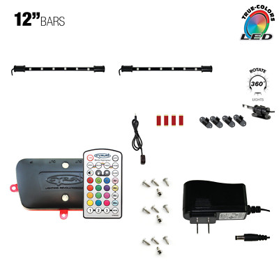 Cyron LED RGB TV Accent Multicolor Lighting Kit Cabinet Lighting 2 x 12 ...