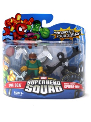 Marvel Universe Super Hero Squad Doc Ock & Black Suit Spider-Man ...