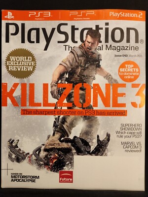 Playstation The Official Magazine PS3 PSP 43 March 2011 Killzone 3 | eBay