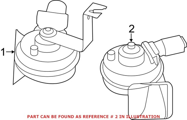 Genuine OEM Horn for BMW 61337342947 for sale online | eBay