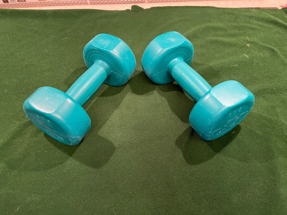Bollinger Hand Weights Set Of Two And Three Pound Lb Coated