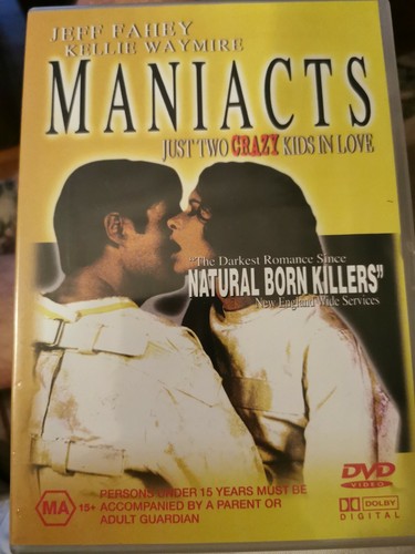 Maniacts (DVD 2004) 2002 movie Jeff Fahey, Kellie Waymire Region PAL ...