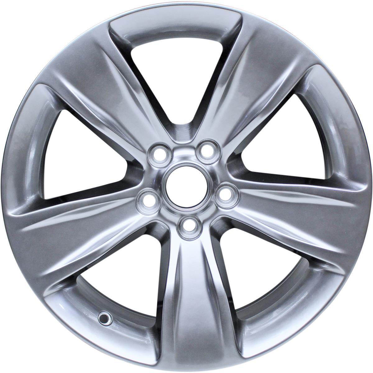 New 18 Inch Aluminum Wheel Rim 5 Spoke Silver Fits 15-20 Dodge ...