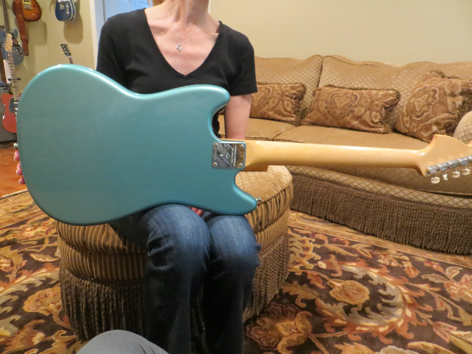 Fender Custom Shop Mustang Limited Edition Rare Metallic Teal Green ...