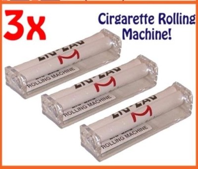 3x KING SIZE Zig Zag Automatic Cigarette Cig Tobacco Rolling Roller ...