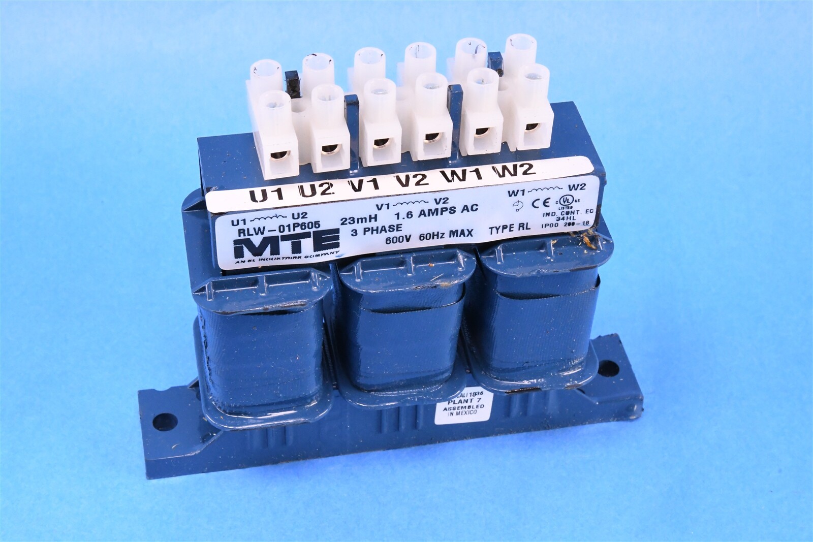 MTE Line Reactor RLW Series 1.6A 23.000mH 3Ph Open RLW-01P605 | eBay
