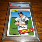 🐯 1980 Topps Baseball #445 MARK FIDRYCH PSA/DNA Autograph Signed ...