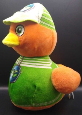 World Plush Inc Quack Squad Duck Orange Plush With Green Uniform | eBay