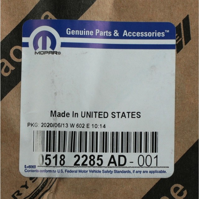 Genuine Mopar DECKLID Emblem 5182285AD for sale online | eBay