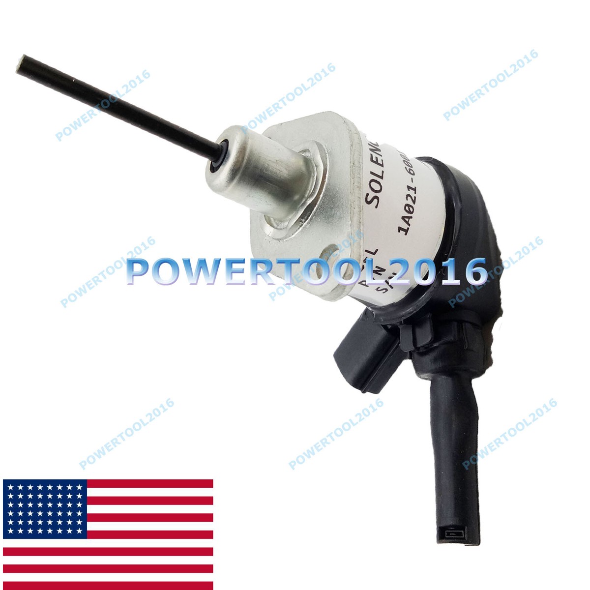 12V Fuel Stop Solenoid 1A021-60015 For Kubota V2003 V2203 V2403 Tractor