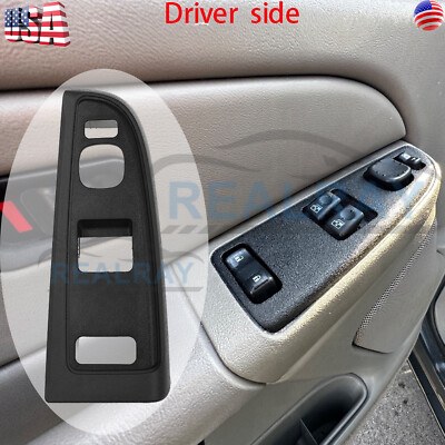 Power Window Switch Bezel Black Front Driver Side LH For Chevy GMC OE ...