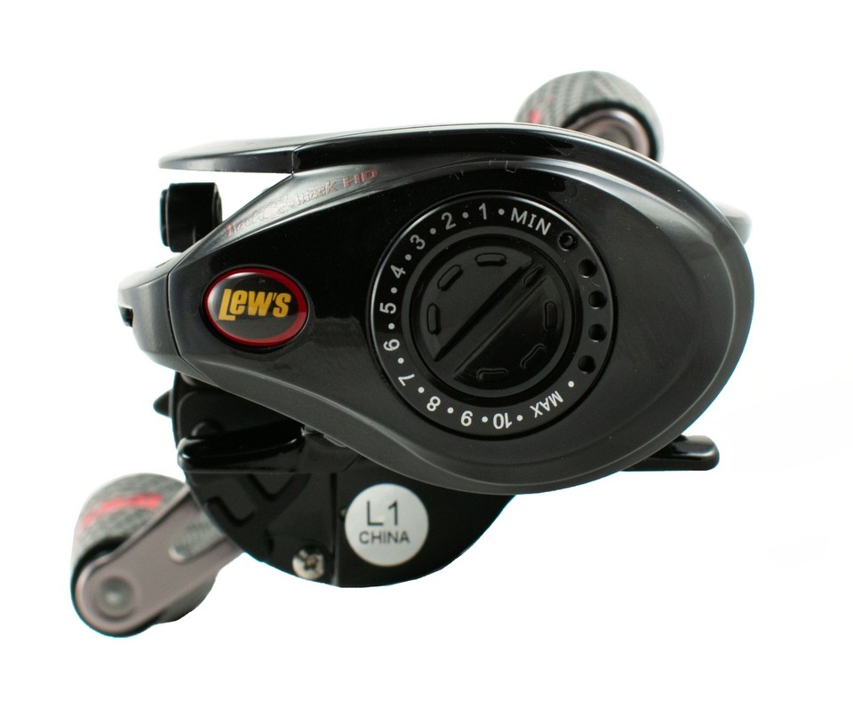 (LOT OF 2)LEW'S HACK ATTACK HD HAHD1SH 7.5:1 GEAR RATIO RIGHT HAND ...