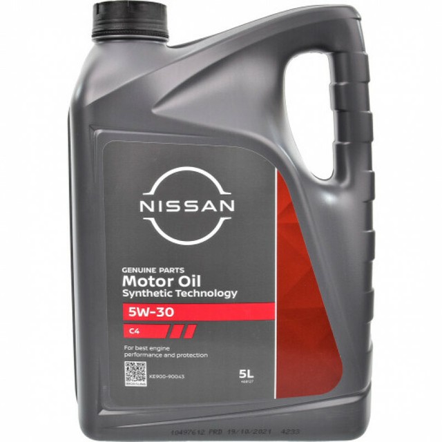 Nissan 5W-30 Full Synthetic Motor Oil - 5L for sale online | eBay