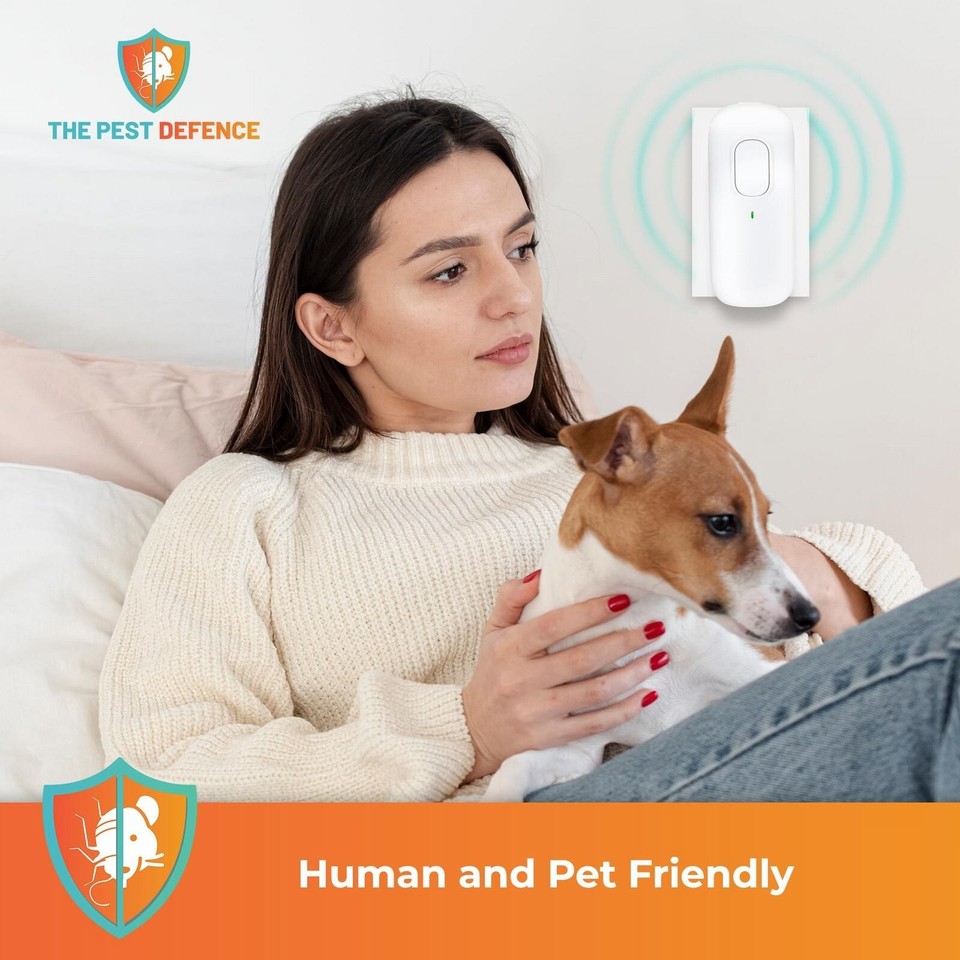 Pest Defence Ultrasonic Pest Repeller, Ultrasonic Pest Repeller Plug US ...