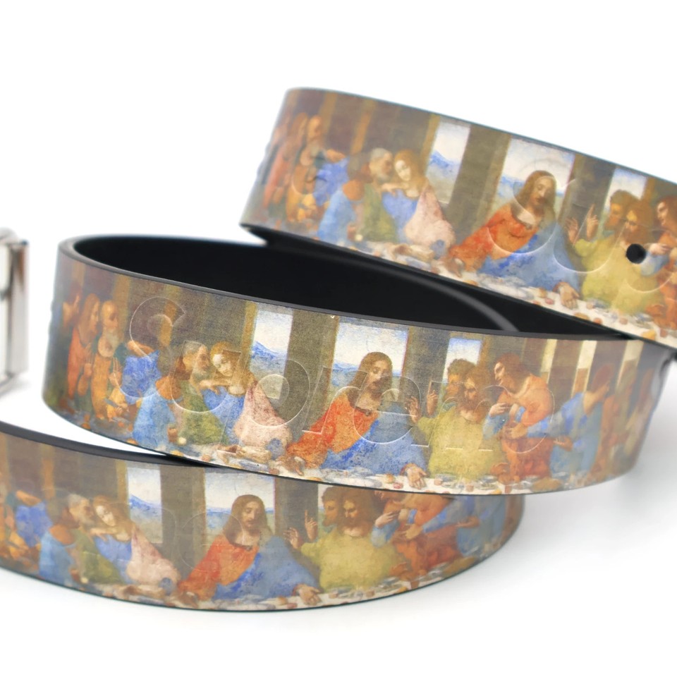 Supreme Last Supper Leather Belt Multi | eBay