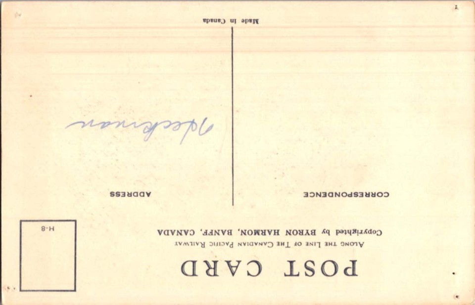 Calgary Alberta AB : BANFF NATIONAL PARK j/24 BH8001 | eBay