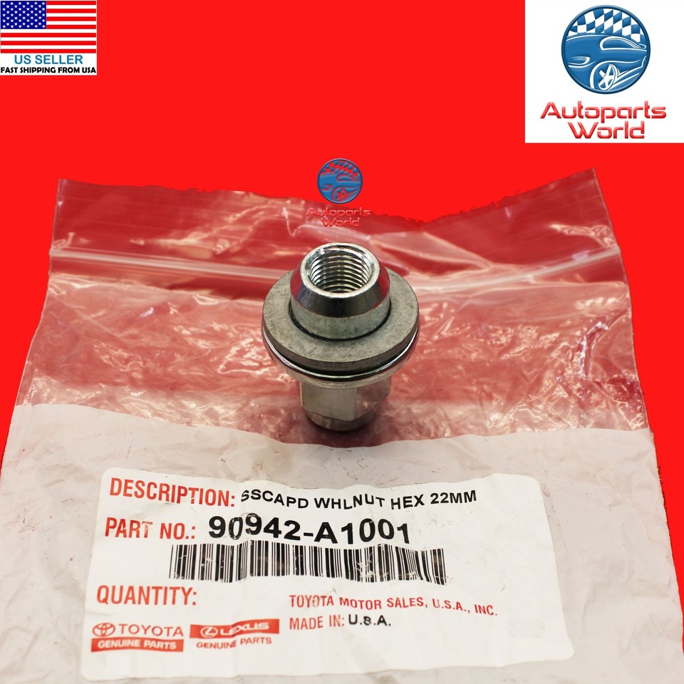 GENUINE TOYOTA TUNDRA SEQUOIA LX470 LX570 SILVER ALLOY WHEEL LUG NUT ...