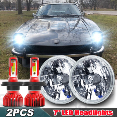 7"inch round LED Headlight For Datsun 240z 260z 280z 280zx 1600 180B ...