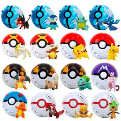 NEW POCKET BALL POKEMON FIGURES, FOR A PERFECT GIFT FOR CHILDREN | eBay