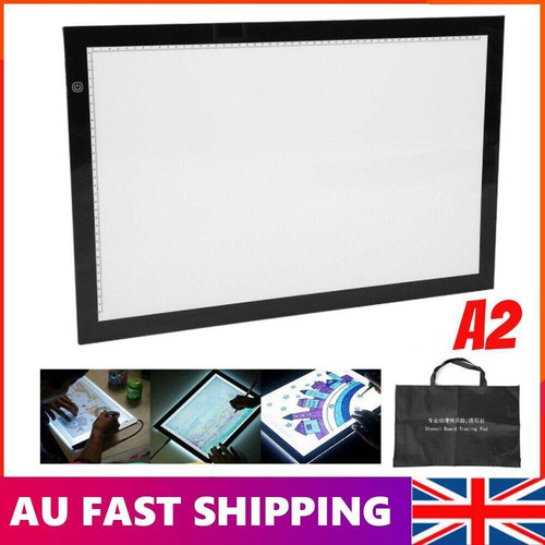 A2 LED Dimmable Tracing Light Box Drawing Board Art Design Pad Copy ...
