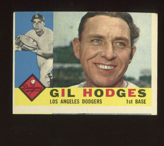 1960 Topps Baseball #295 Gil Hodges Card - VG #3930 | eBay