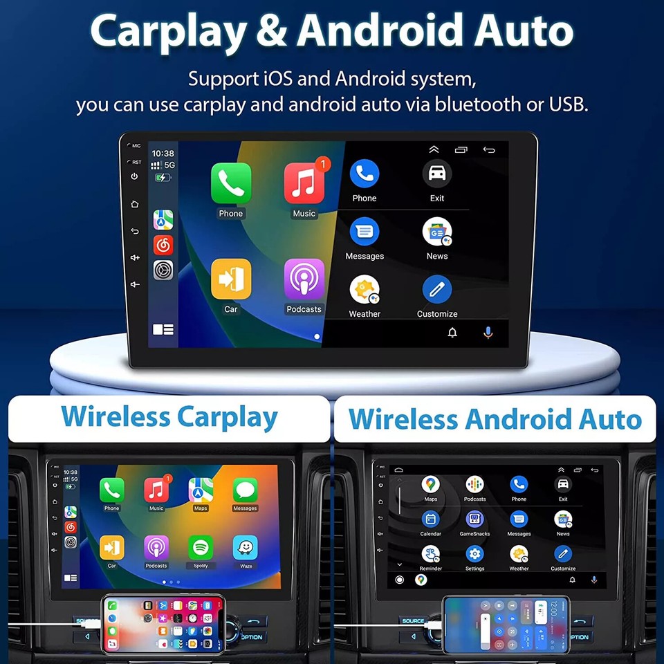 9" For 2013-2019 Dodge Ram 1500 2500 3500 Android CarPlay Stereo Radio ...