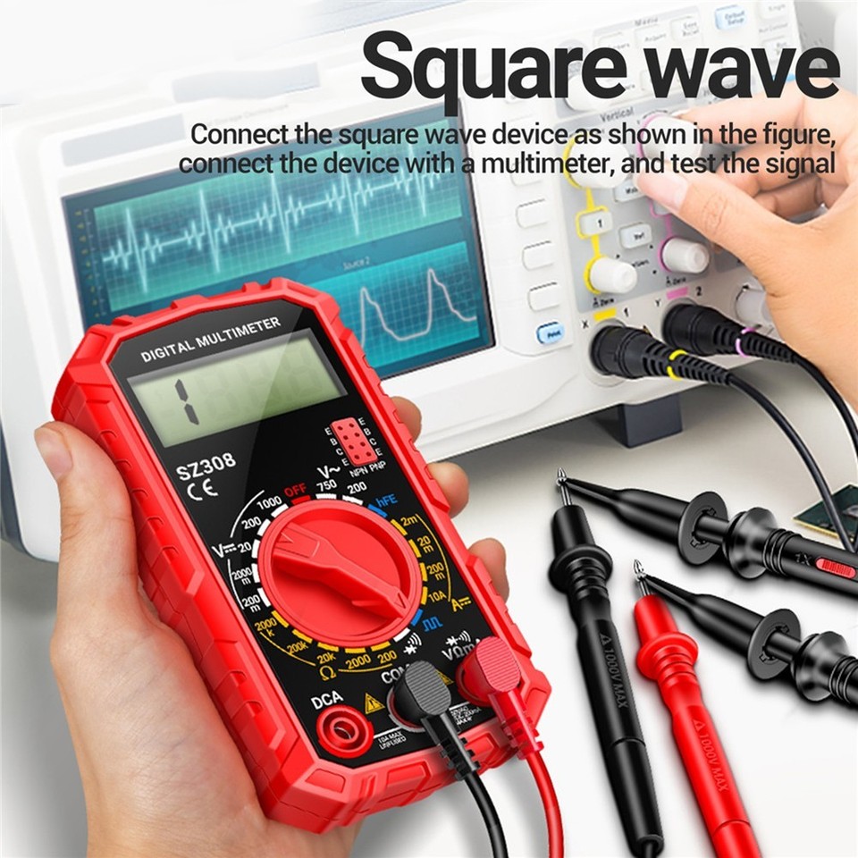 User Friendly SZ308 Handheld Multimeter Perfect for Home Use and ...