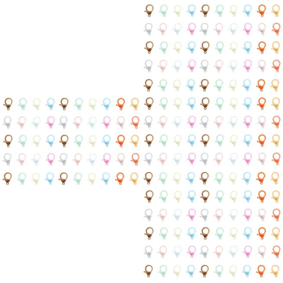 200 PCS Plastic Lobster Clip Handmade Keychain Jewelry DIY Crafts ...