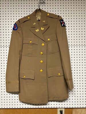 VINTAGE US ARMY OFFICER DRESS JACKET PANTS AND PATCHES & INSIGNIA | eBay