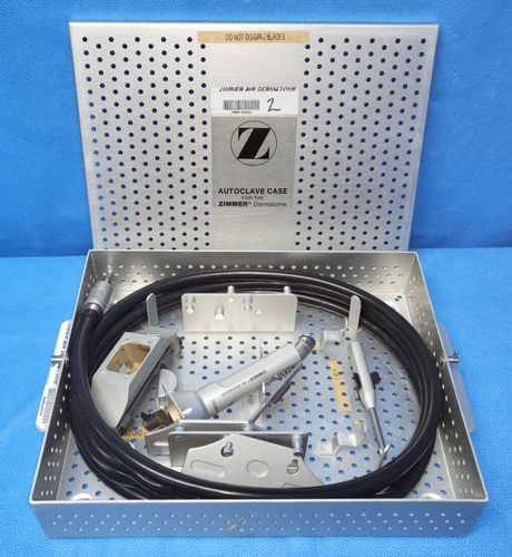 Zimmer 8801-02 Air Dermatome W/Hose & Case, 2 Plates, Screwdriver | eBay