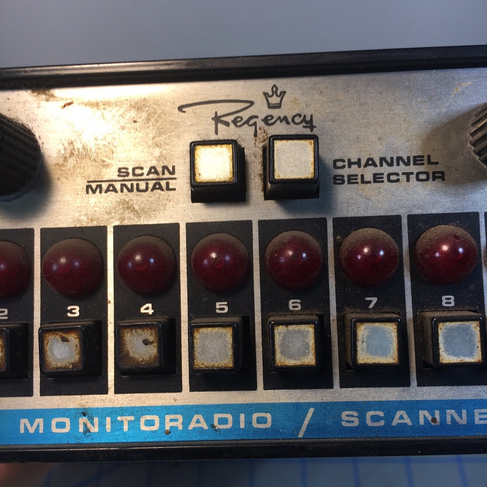 Vintage Regency Monitoradio Scanner 10 Channel Untested | eBay