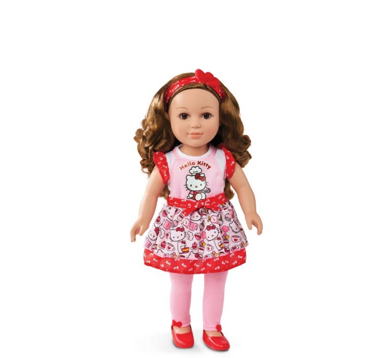 My Life As Hello Kitty Baker 18” Doll Brunette & Brown Eyes Ship Fast ...