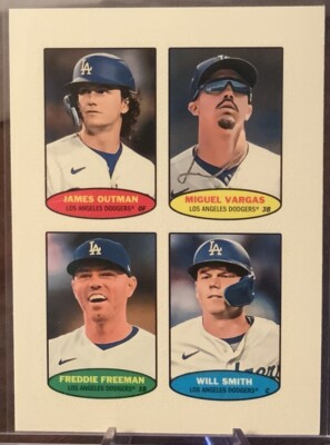 2023 Topps Heritage - Dodgers Stickers Card - Freddie Freeman,Will ...