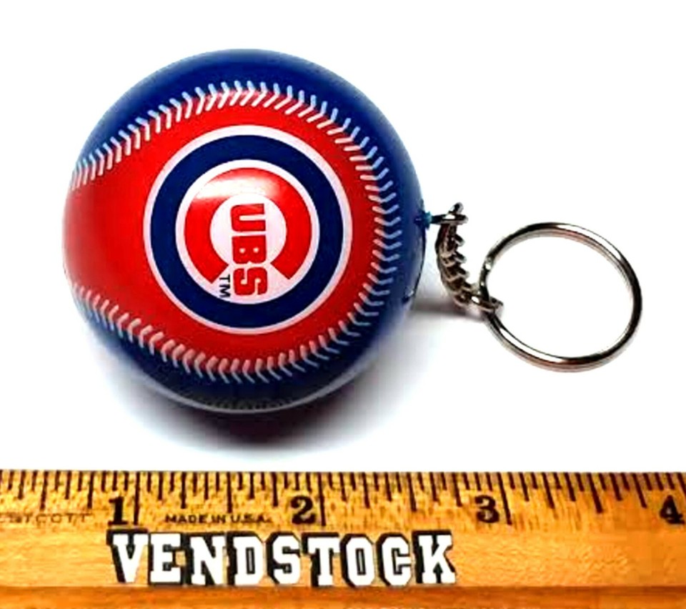 CHICAGO CUBS KEYCHAIN v2 BALL 2" ROUND LICENSED NEW MLB CHARM PULL | eBay