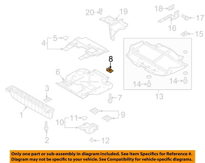 FORD OEM Splash Shield-Rear Plate Retainer Nut W716006S439 | eBay