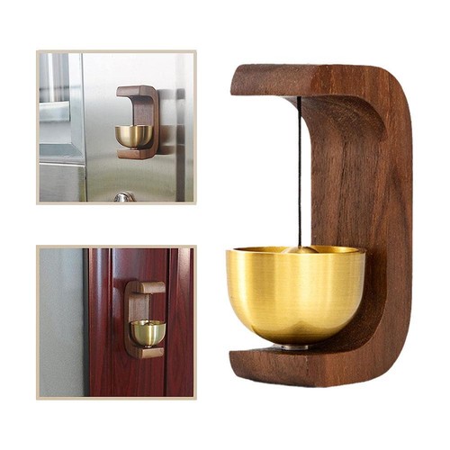 Household Wooden Magnetic Suction Doorbell' B1Z3 | eBay