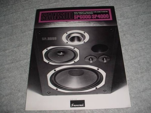 Sansui SP6000 SP4000 Catalog December 1975 Vintage Hifi Brochure | eBay