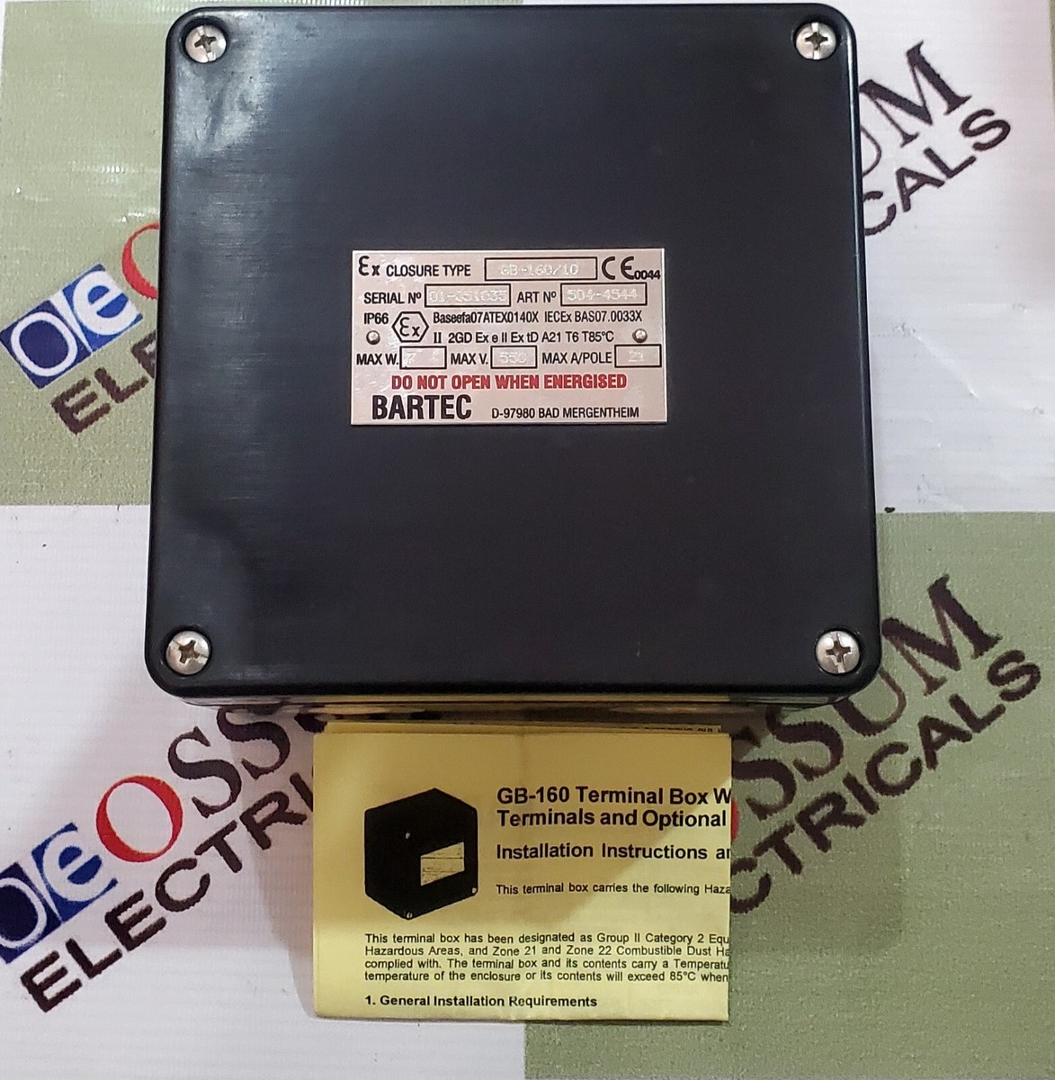 Bartec Gmbh In Bad Mergentheim BARTEC 07 3323 3200 PUSH BUTTON SWITCH